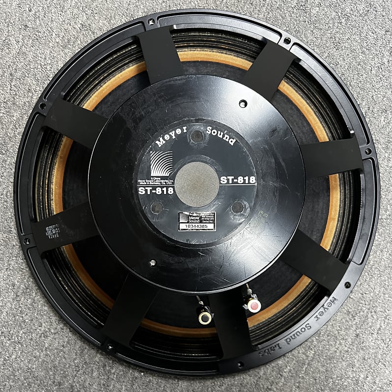 Meyer ST-818 18" Woofer Speaker 8Ω Original Voice Coil e Cone | Reverb