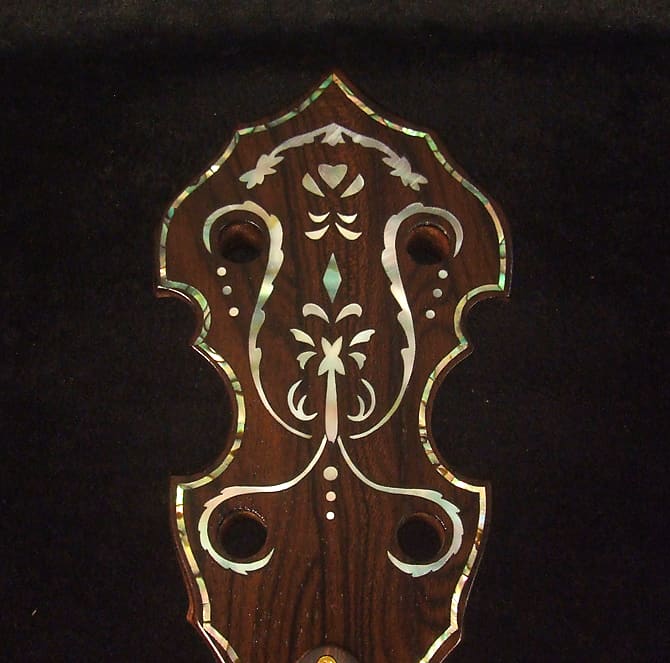 Handcrafted 5 String Banjo Neck, Solid Walnut & Mahogany | Reverb