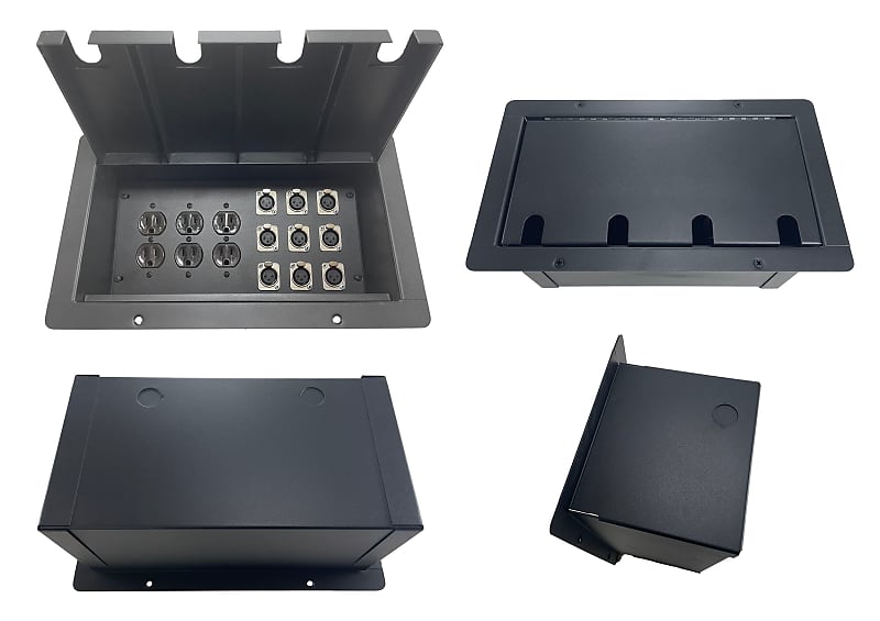 PROCRAFT JUMBO 4-HOLE LID RECESSED Stage Pocket/Floor Box w/ | Reverb