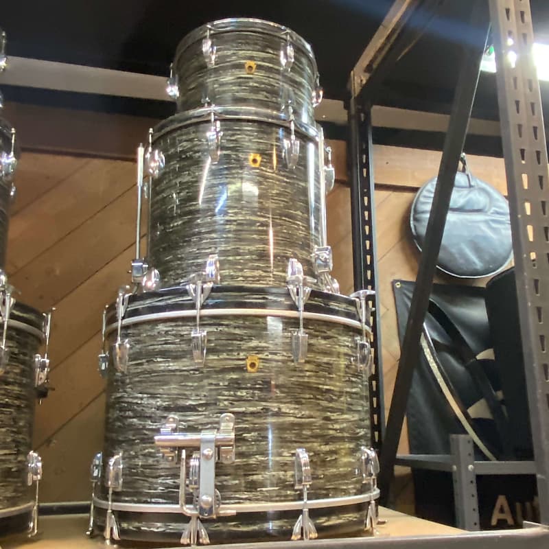 Ludwig "Ringo" 1960's - Black Oyster Pearl 13/16 22 Original | Reverb