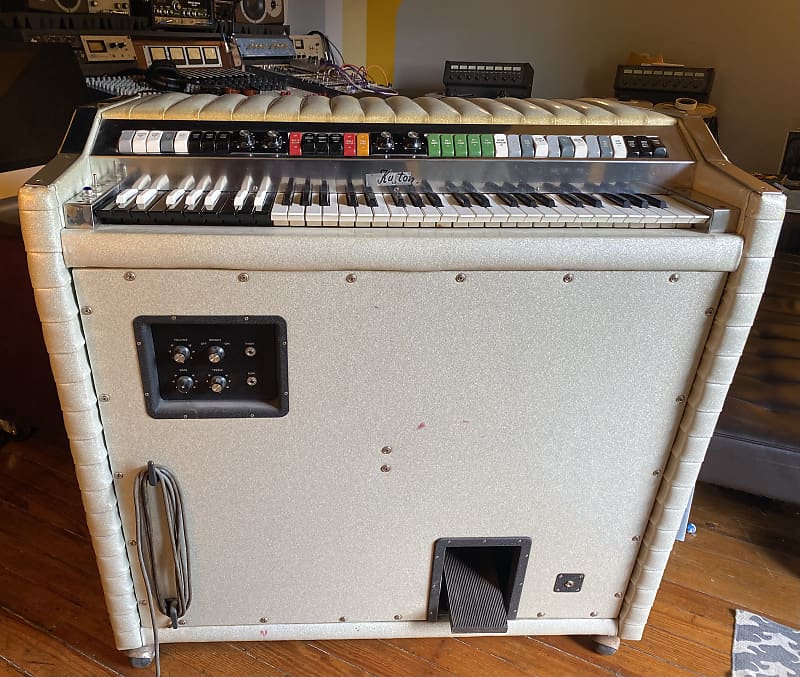 Kustom 1295 Organ 1960s - Silver Vinyl | Reverb