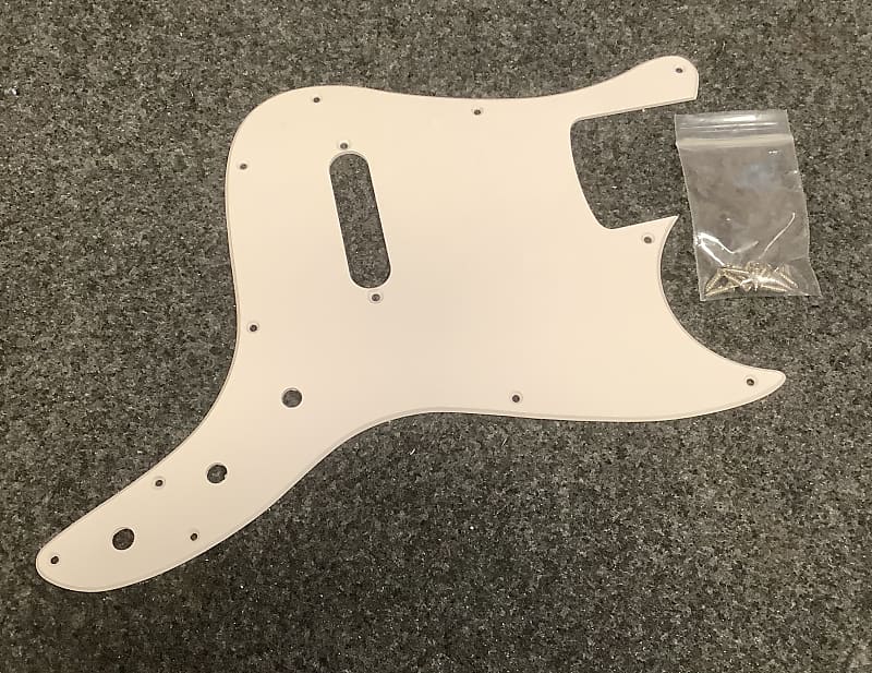 Squier Bronco Bass Pickguard 2018 Mint | Reverb