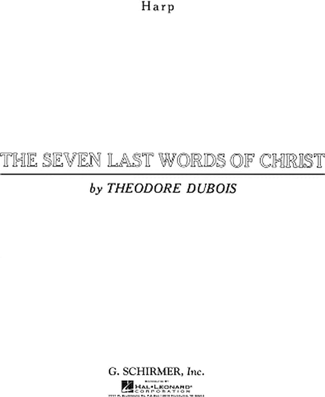 Seven Last Words of Christ | Reverb