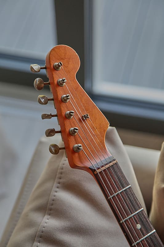 Nash Nash stratocaster guitar Olympic white Relic | Reverb