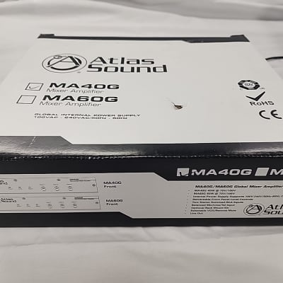 Atlas Sound IED AA120G 120-Watt 6-Channel Mixer Amplifier | Reverb