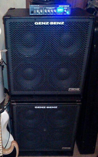 Genz Benz Shuttle Max 9.0 And Focus Lt 410 Stack Black | Reverb