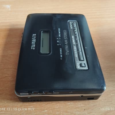 Aiwa walkman radio recorder Cassette player HS JX 950 black | Reverb