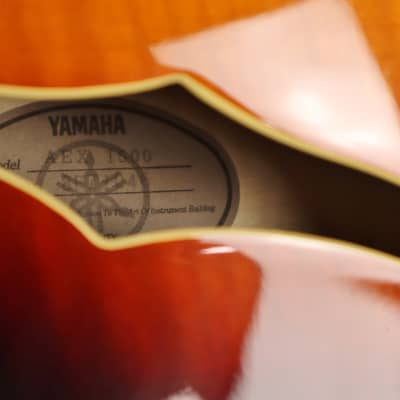 Yamaha Japan AEX-1500 Sunburst Hollowbody Archtop Electric | Reverb