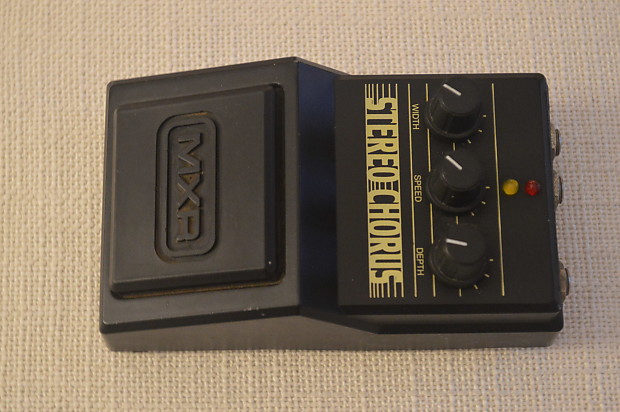 MXR STEREO CHORUS 1980's Black Vintage Low Serial Mint | Reverb