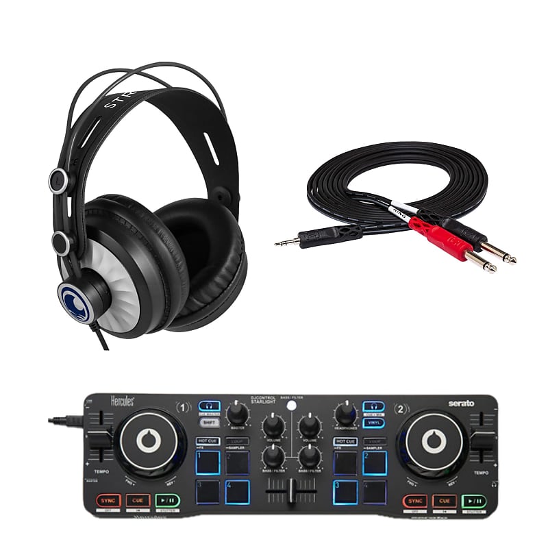 Hercules DJControl Starlight Portable DJ Controller for | Reverb