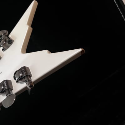 Dean Dimebag Razorback V Electric Guitar Bevel White Pearl w | Reverb