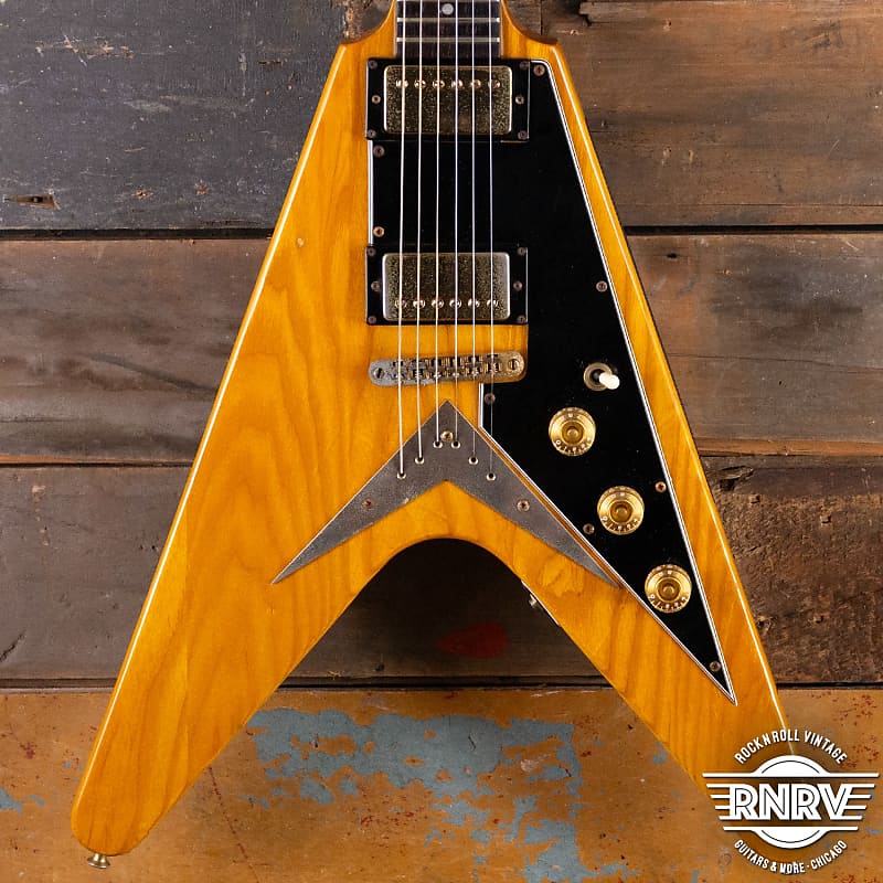 Greco Flying V 1977 - Natural | Reverb