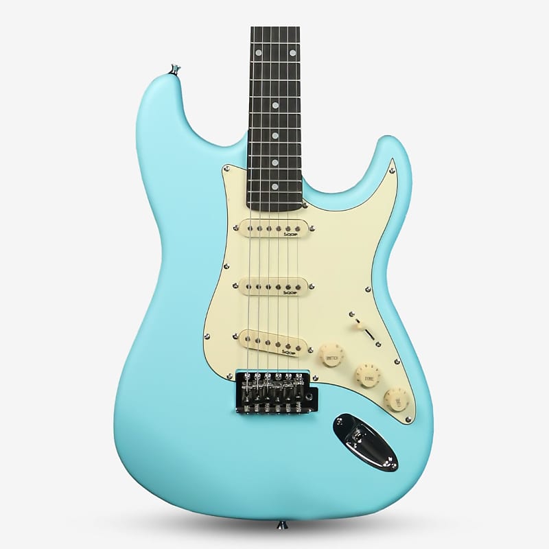 SQOE SEST202 Stratocaster Body SSS Electric Guitar , Rosewood | Reverb