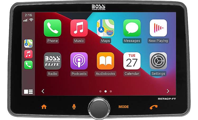Boss BE7ACP-CFT 7" Touchscreen: Apple CarPlay, Android Auto, | Reverb