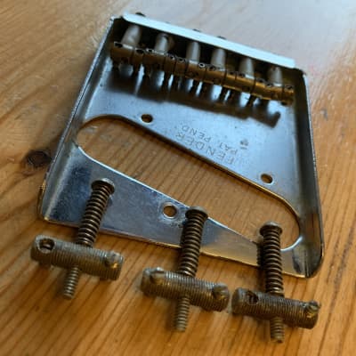Fender Telecaster 1959 original Top Loader Bridge - modified | Reverb