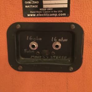 Electric Amps/Matamp 6x12 Guitar Cab Orange | Reverb