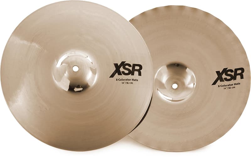 Sabian 14 inch XSR X-Celerator Hi-hat Cymbals (2-pack) Bundle | Reverb