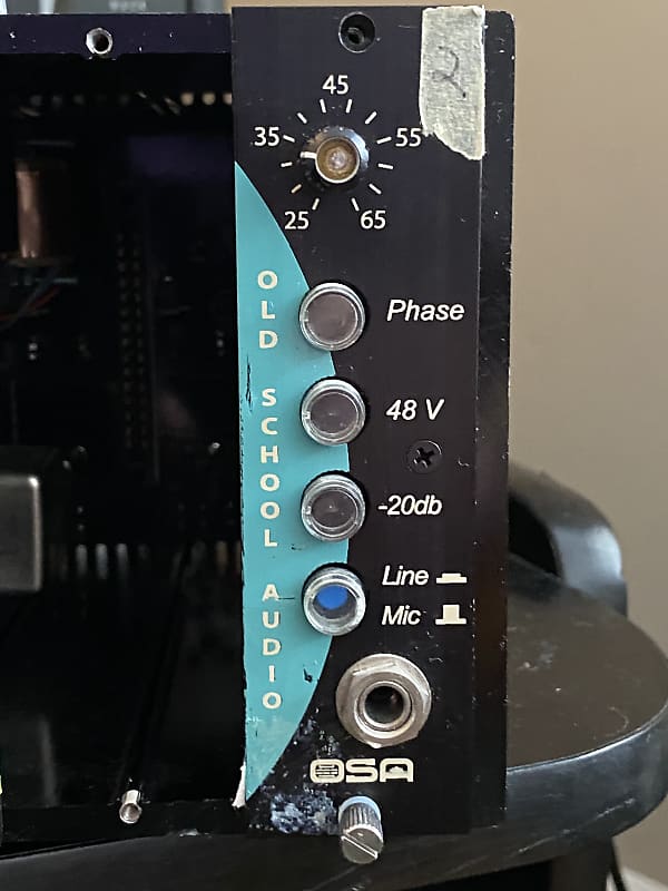 Old School audio (OSA) MP1 2001 black/green RARE with Lundahl | Reverb