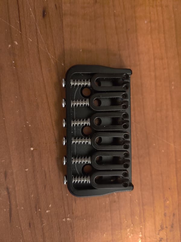 Hipshot Black Fixed Bridge (.125) | Reverb