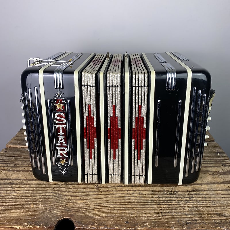 1964 Star Chemnitzer Concertina - Key of Ab with case | Reverb