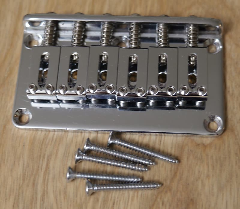 Gotoh PGTC-101C Hard Tail Bridge - Chrome | Reverb