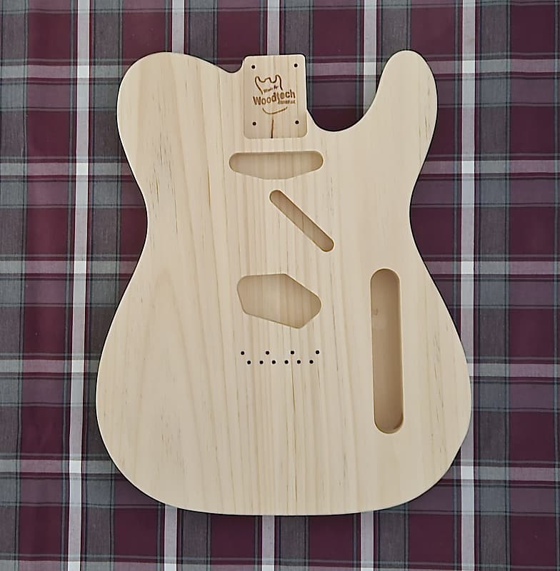 Woodtech Routing - 2 pc Eastern White Pine Telecaster Body - | Reverb