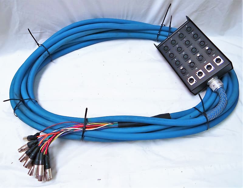 CNS Hand Wired 50-feet 16-Input/4-Output XLR Snake | Reverb