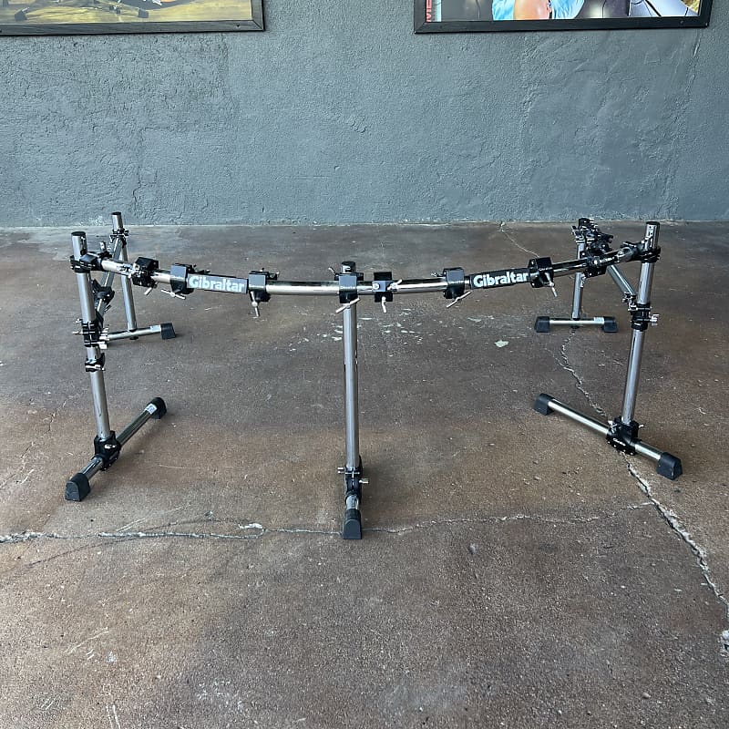 Gibraltar 3-Sided Double Bass Drum Set Rack w/ 10 Clamps | Reverb