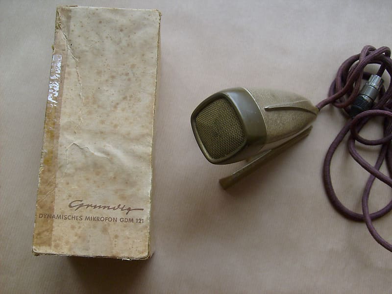 Grundig GDM 121 Vintage Microphone 60's | Reverb