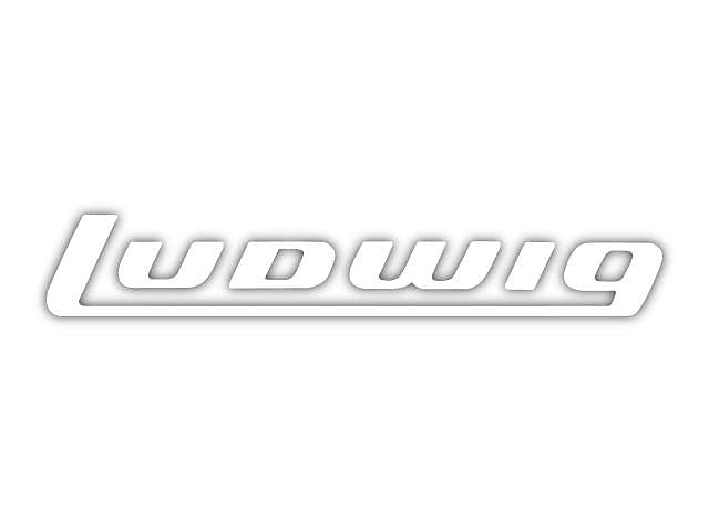 Ludwig 70s White Logo Decal | Reverb