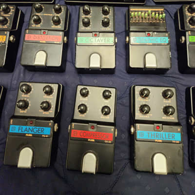 Vintage Pearl Guitar Effect Pedal Lot (13) Chorus Ensemble, | Reverb