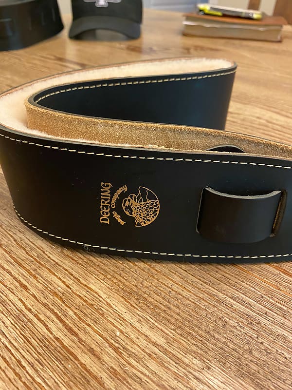 Deering Lambswool Padded Cradle Banjo Strap 2021 Black | Reverb