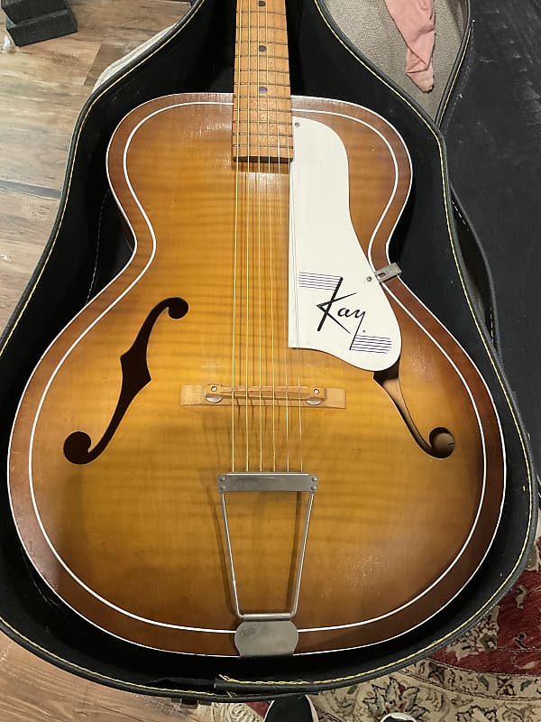 Kay L 5175 1950’s Lightburst Acoustic Guitar | Reverb