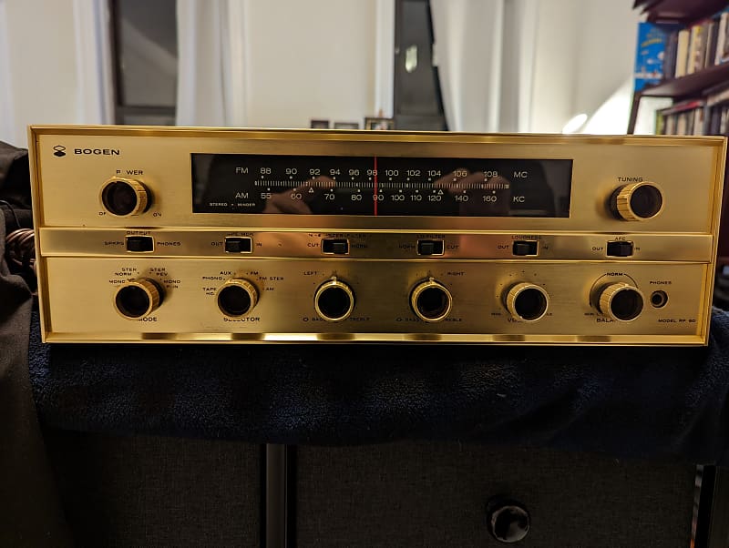 1963 Bogen RP-60 integrated tube amplifier-receiver AM-FM | Reverb