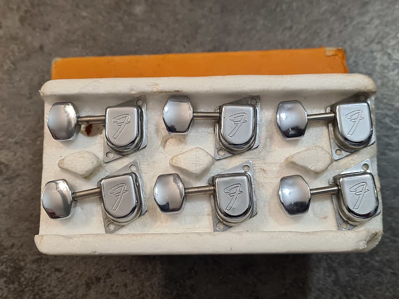 Vintage original Fender F machine head tuners 1967 - 1973 | Reverb
