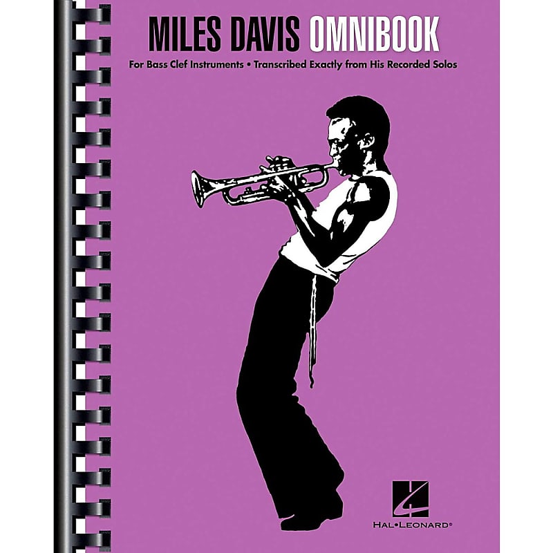 Hal Leonard Miles Davis Omnibook For Bass Clef Instruments | Reverb