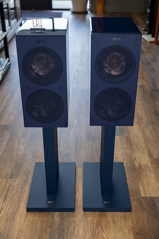 KEF R3 Meta - Indigo Gloss Special Edition - Bookshelf | Reverb