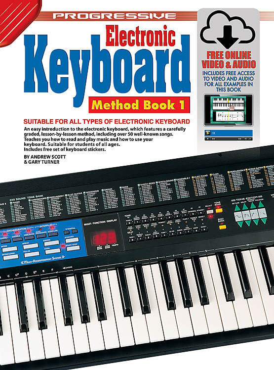 Progressive Keyboard Method 1 Book/Online Video And Audio | Reverb