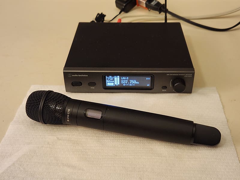 Audio Technica ATW-R3210 UHF Receiver + ATW-C710 Wireless | Reverb