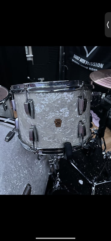 Ludwig Rack Tom 1960’s - White Marine Pearl | Reverb