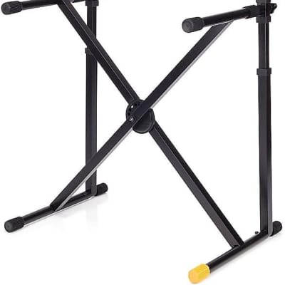 Hercules KS210B EZ-LOK Double Tier X Keyboard Stand | Reverb