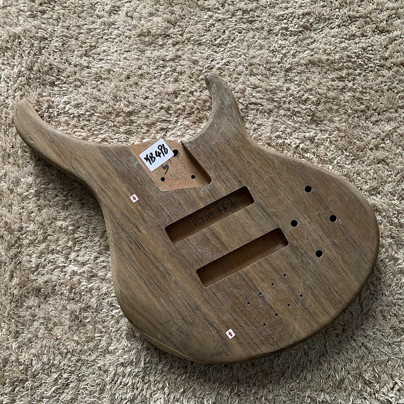 Solid Mahogany Wood Bass Guitar Body with Wenge | Reverb Australia