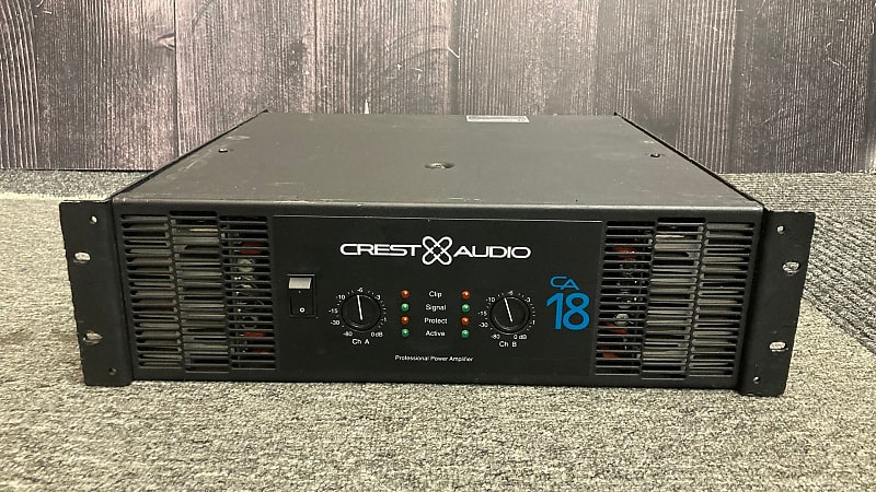 Crest Audio CA18 Power Amplifier (White Plains, NY) | Reverb