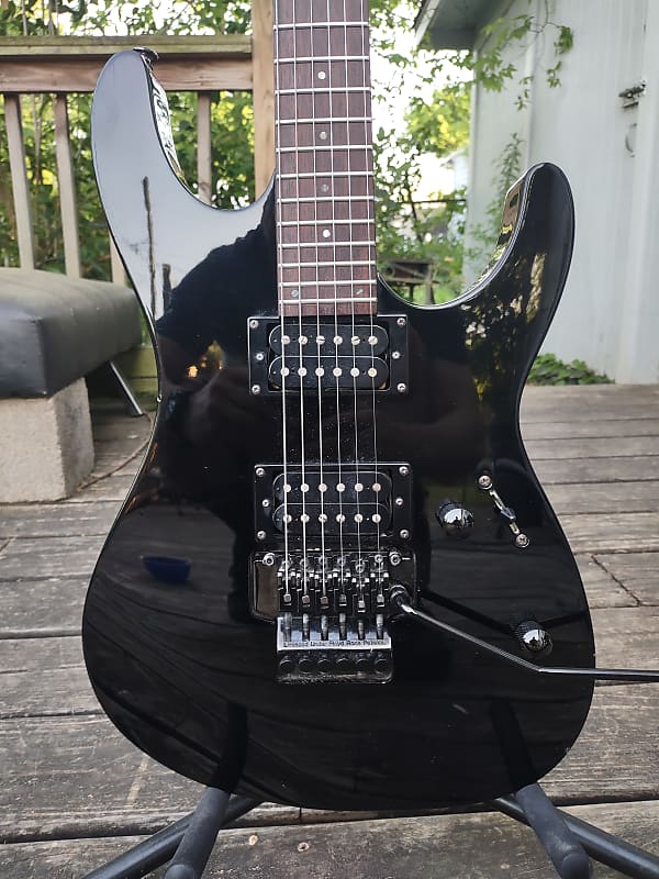 ESP LTD M-100 1999 Black | Reverb
