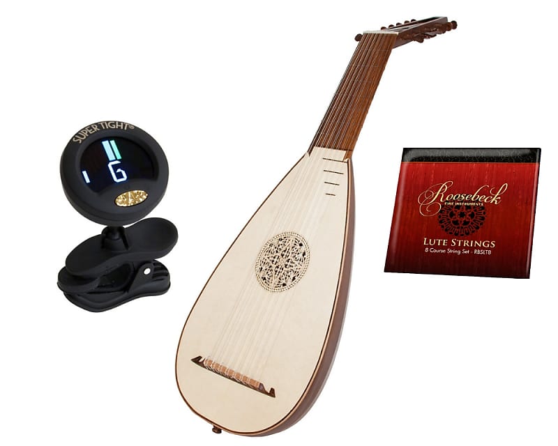 Includes: Roosebeck 8-Course Travel Lute + String Set + Tuner | Reverb
