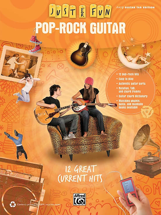 Just for Fun - Pop-Rock Guitar (Easy Guitar Book) | Reverb