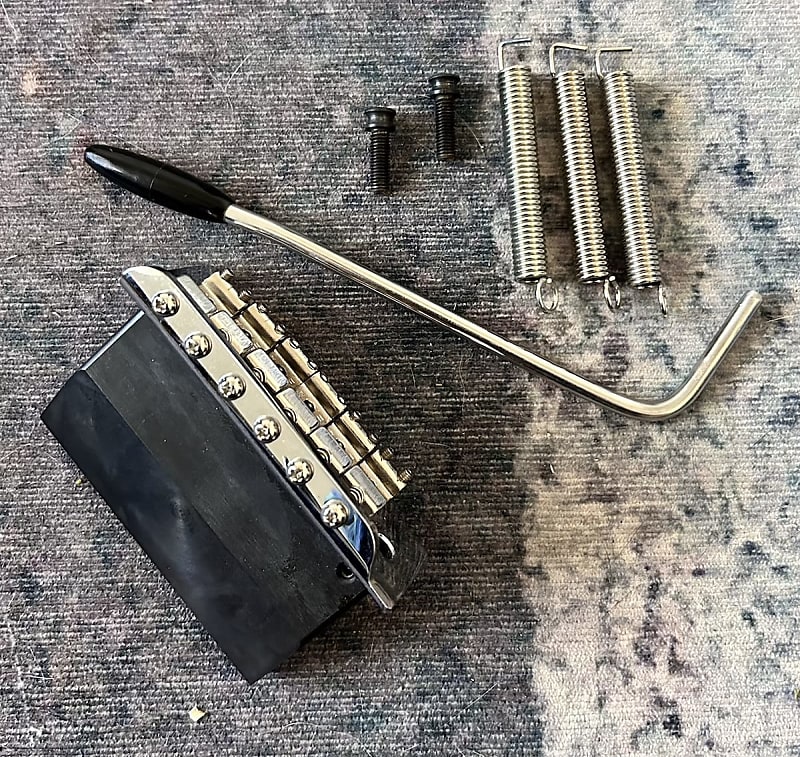 Hipshot 6-String US Flat Plate Tremolo Bridge - chrome 2 | Reverb