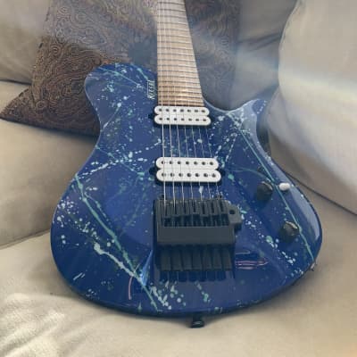 Kiesel Zeus Custom Built Rainbow Sparkle Headless Electric | Reverb