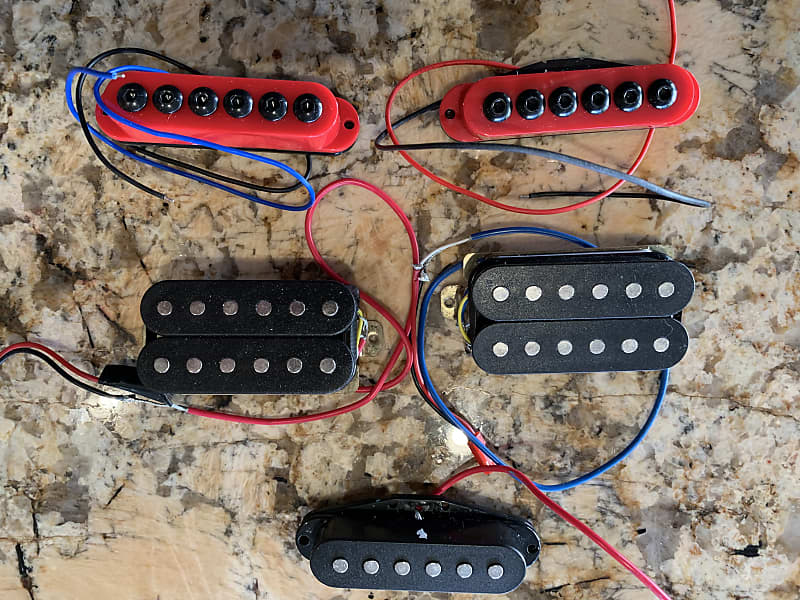 Pickups Generic - Red black | Reverb