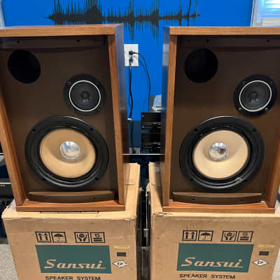 Sansui SP-35 Speakers-Original Boxes-Packing-Manuals | Reverb